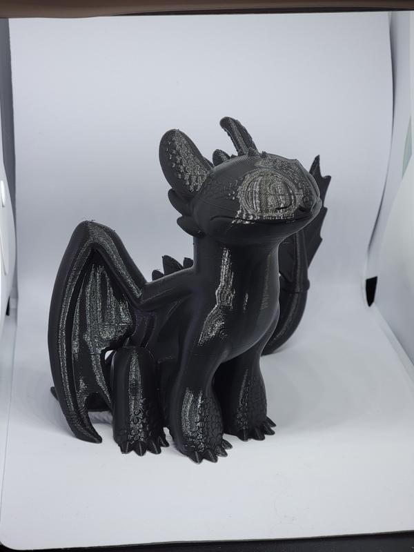 Night Fury and Light Fury 3D Printed Statues & Figurines - TikTok Shop