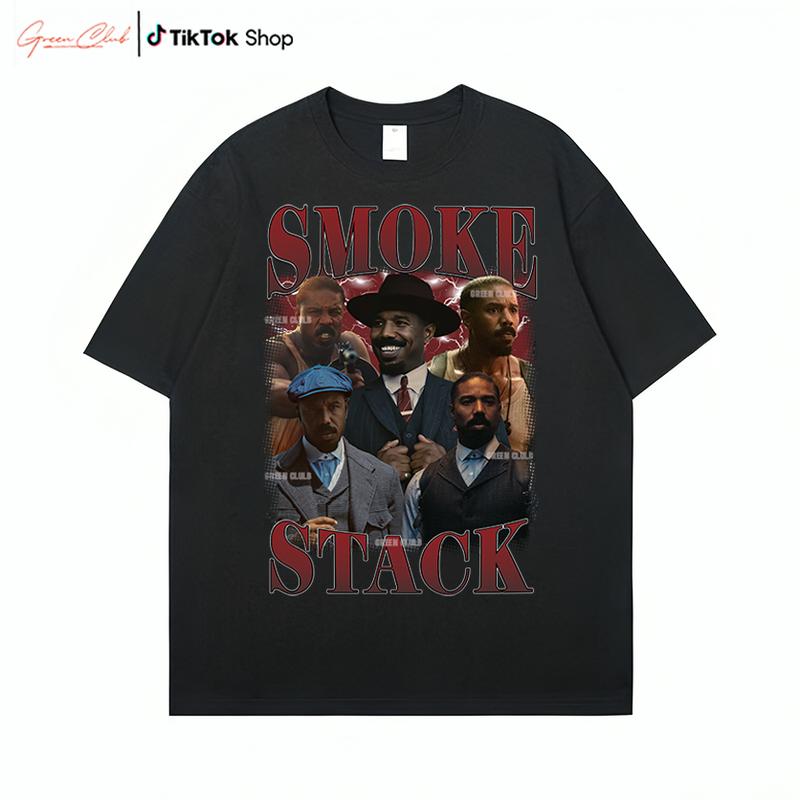 Smoke And Stack Movie Vintage Tee, Boys' Cotton Shirt, Trending ...