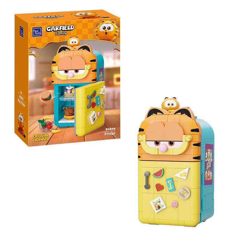 PANTASY Garfield Machine Giant Refrigerator Model Retro Cartoon Kitchen ...