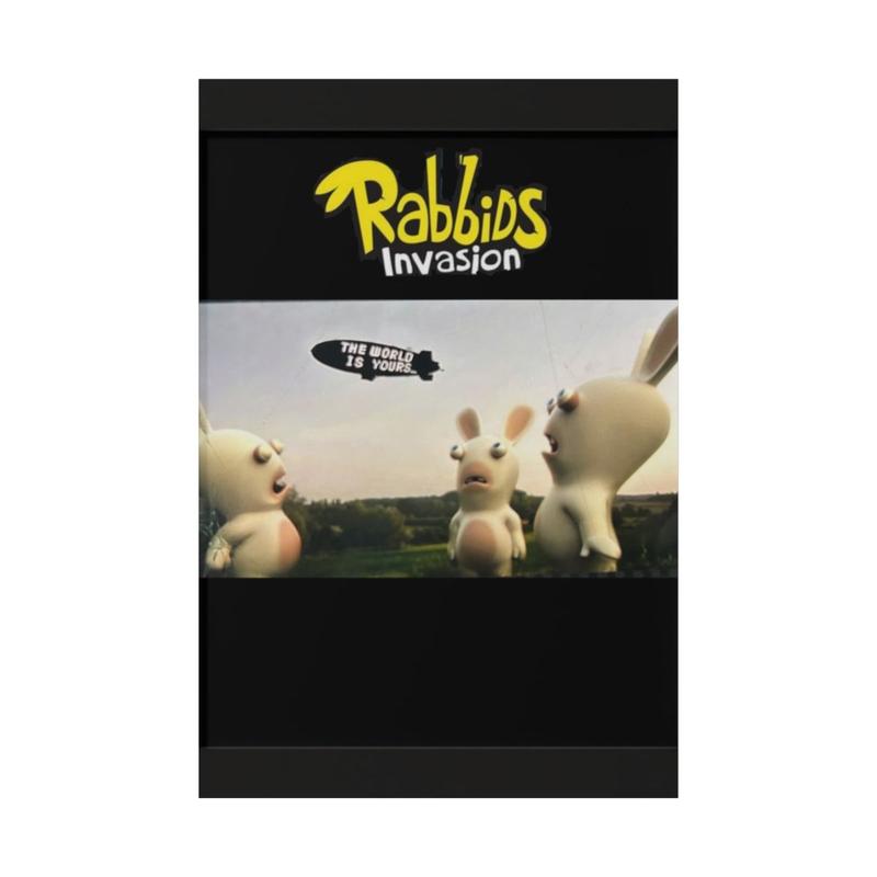 Rabbids Invasion " The World Is Yours " Poster - TikTok Shop