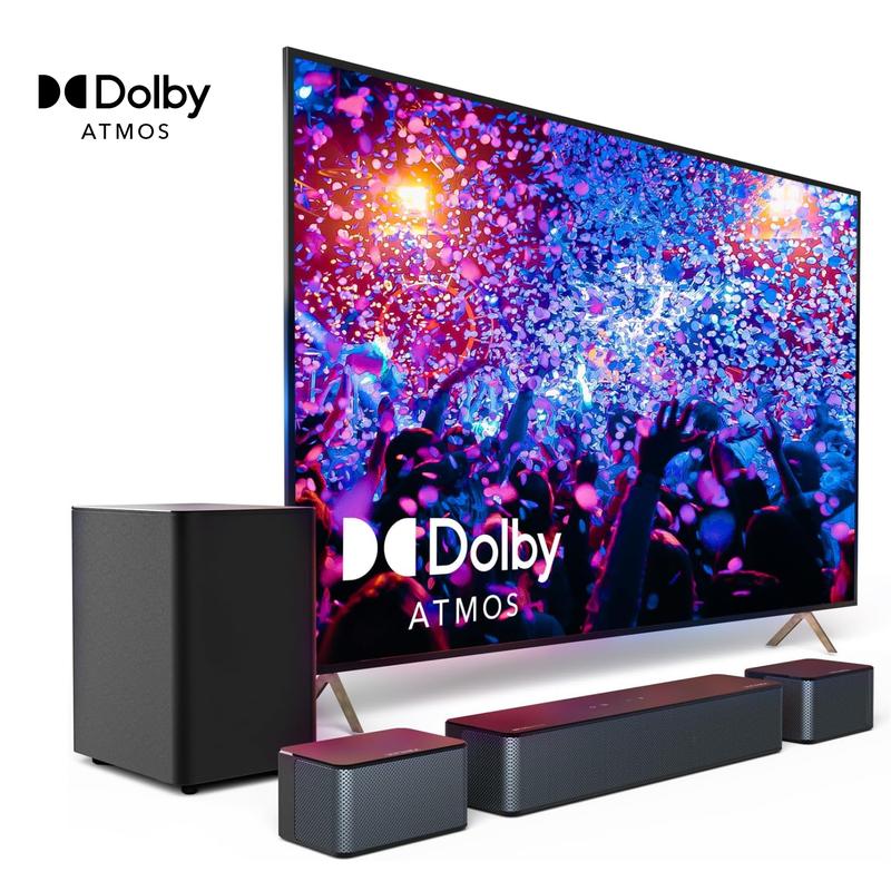 ULTIMEA Poseidon D60 5.1-Channel Dolby Atmos Sound Bar: 410W - TikTok Shop