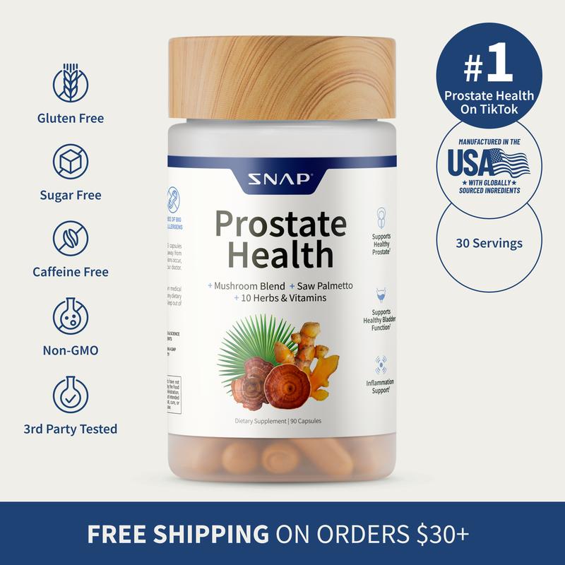 Snap Supplements - Natural Prostate Supplement for Men - Saw - TikTok Shop