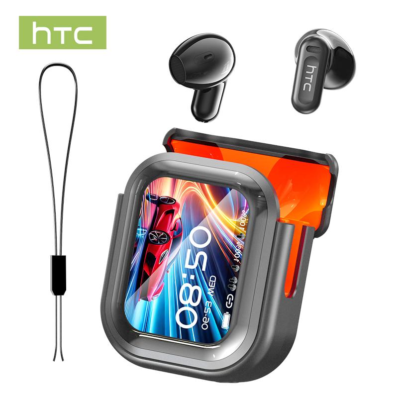 HTC NE20 Bluetooth 5.4 Earphones LED Display High Fidelity Waterproof ...