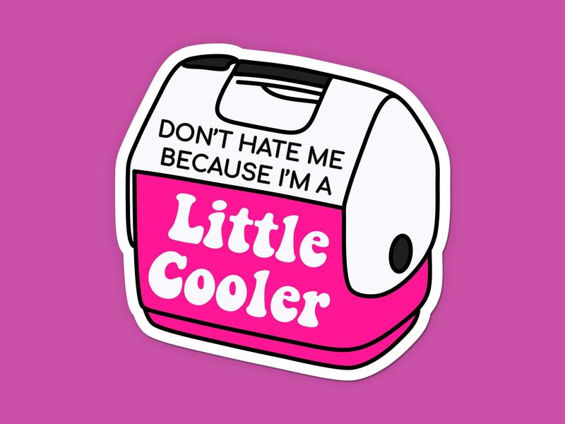 Wish You Were A Little Cooler Sticker - TikTok Shop