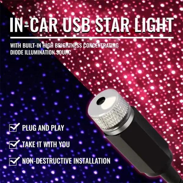 Mini Led Projection Lamp Star Night, Led Car and home - TikTok Shop