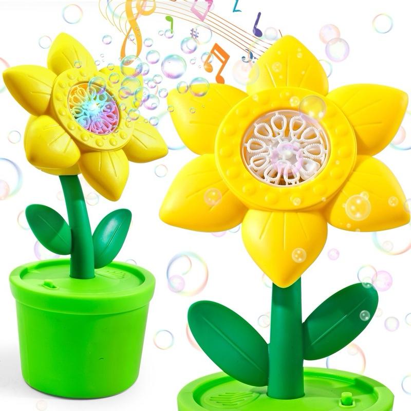 Automatic Sunflower Bubble Blower for Kids – 20,000+ Bubbles - TikTok Shop