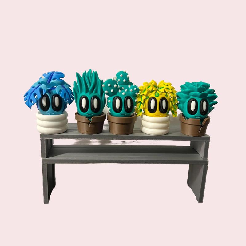 Blob Lab Plant Figurines - 3D Printed Plant Figures - TikTok Shop