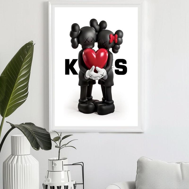 Kaws Print Love Hypebeast Single Poster, Printable KAWS Graffiti ...