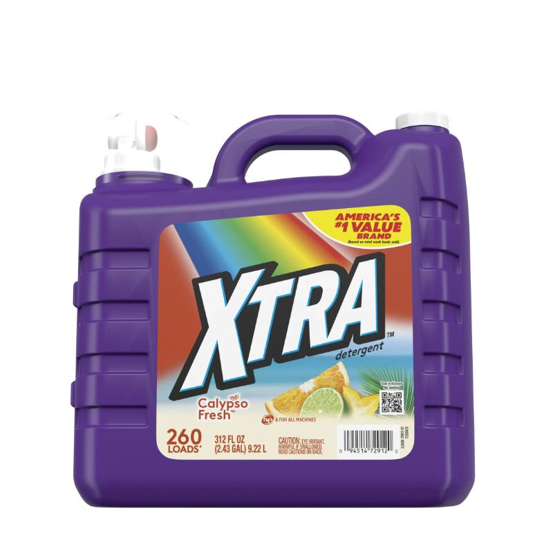Xtra Liquid Laundry Detergent Soap, Calypso Fresh Scent, 312 - TikTok Shop