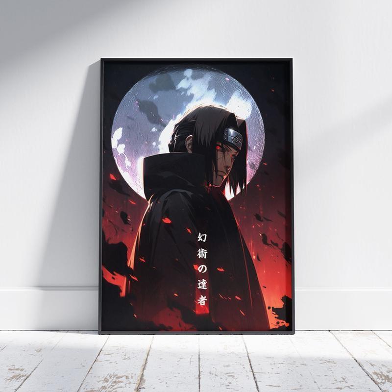 Uchiha Itachi Naruto Shippuden Anime Poster, Itachi Akatsuki - TikTok Shop