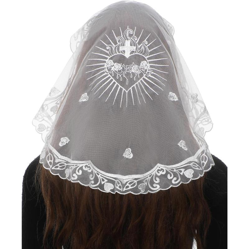 Bozidol Catholic Veils for Women Mass - Sacred Heart & Rose Church ...