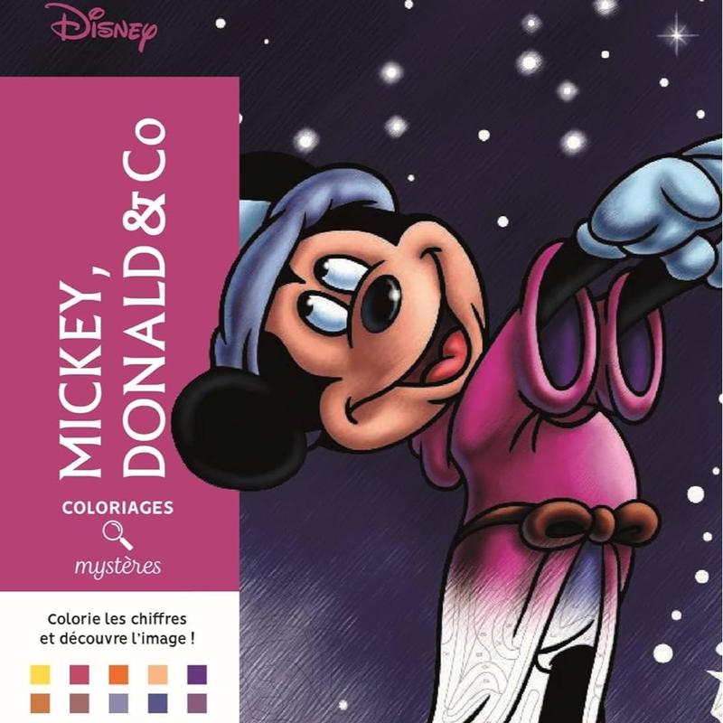 Disney Color by Numbers Coloring Book for Children and Adult - TikTok Shop