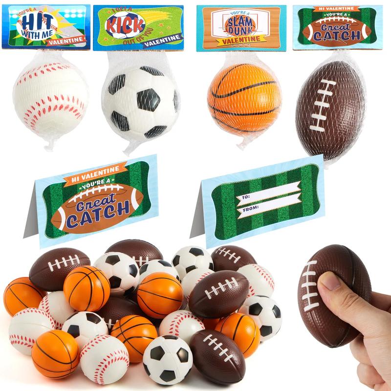 28Pcs Mini Sports Stress Balls / Sports Game Erasers with Kids - TikTok ...
