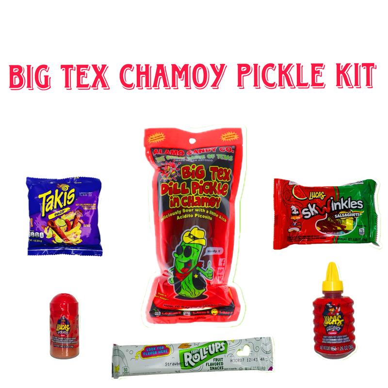Big Tex Takis Chamoy Pickle kit With Lucas Gusano - TikTok Shop