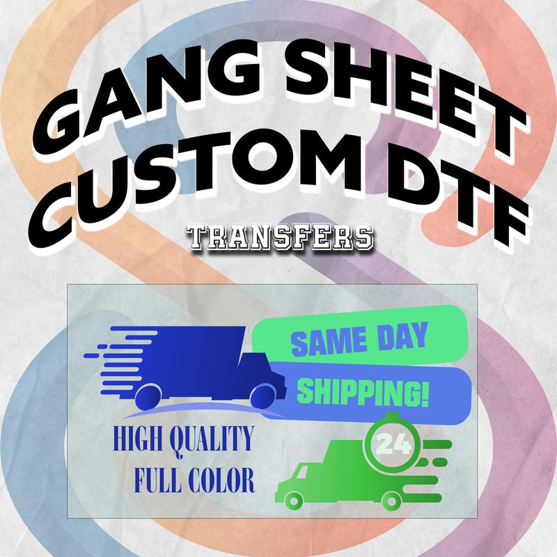 DTF Gang Sheet Transfers, DTF Custom Gang Sheet, DTF Sheet, DTF ...
