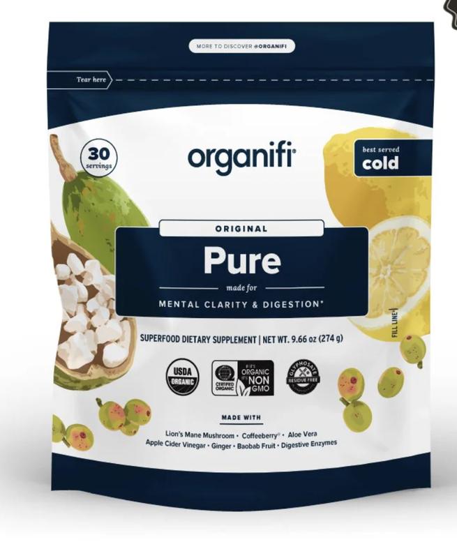 Organifi Pure - Stimulation in Learning, Memory, Focus, and Clarity ...