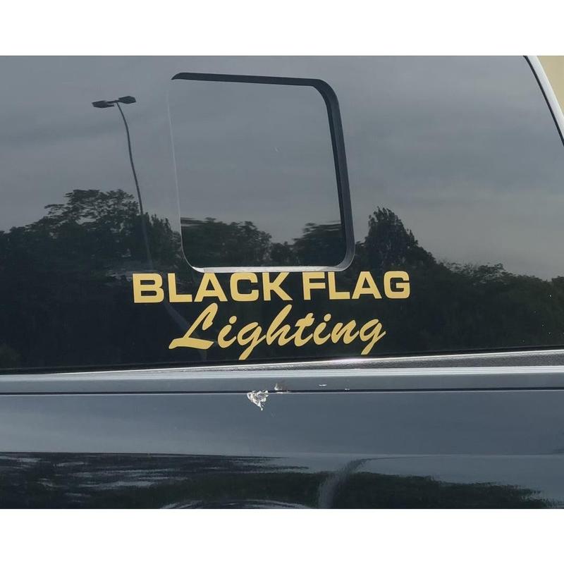 Black Flag Lighting Decal - TikTok Shop