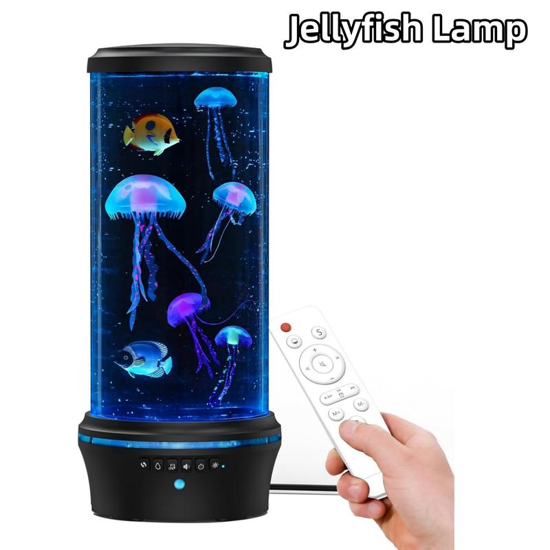 Giftable Jellyfish Lamp, White Noise Nightly Mood Light Aquarium ...