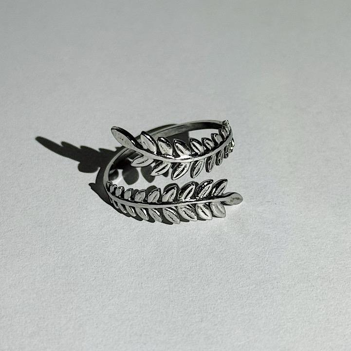 Vines Wrap-Around Ring / Sizes 4-12 US / Stainless Steel / Adjustable ...