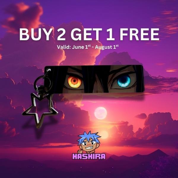 Demon Slayer Acrylic Hashira Character Anime Keychains, Shining Eyes ...