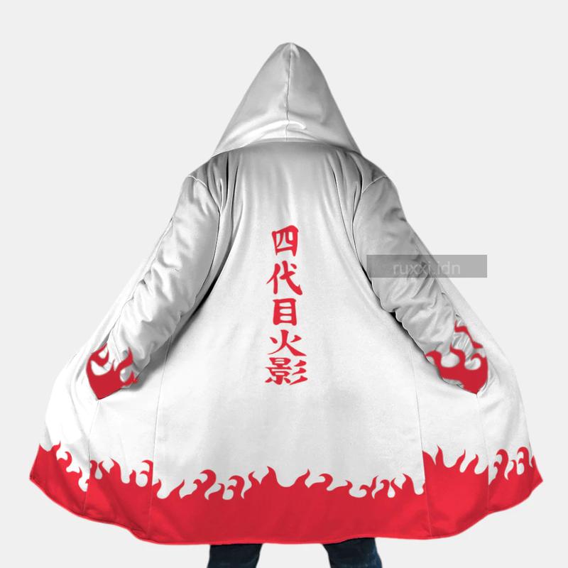 Minato Namikaze Fourth Hokage Naruto Hoodie Hooded Cloak - TikTok Shop