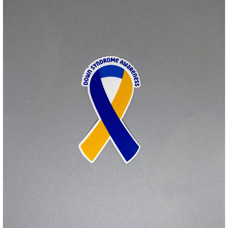 Down Syndrome Awareness Ribbon Sticker - TikTok Shop