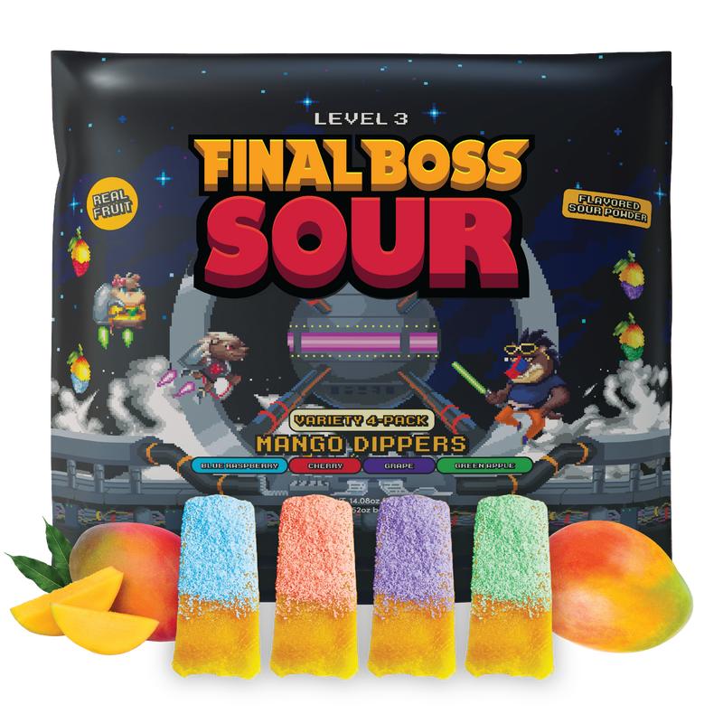 Final Boss Sour Mango Dippers – Real Fruit, Extreme Sour Candy - TikTok ...