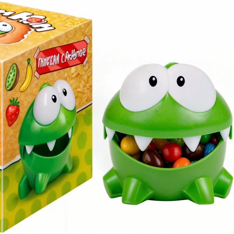 Om Nom Cut The Rope Fruit Lunch Box Plastic Open moth 4 pounds - TikTok ...