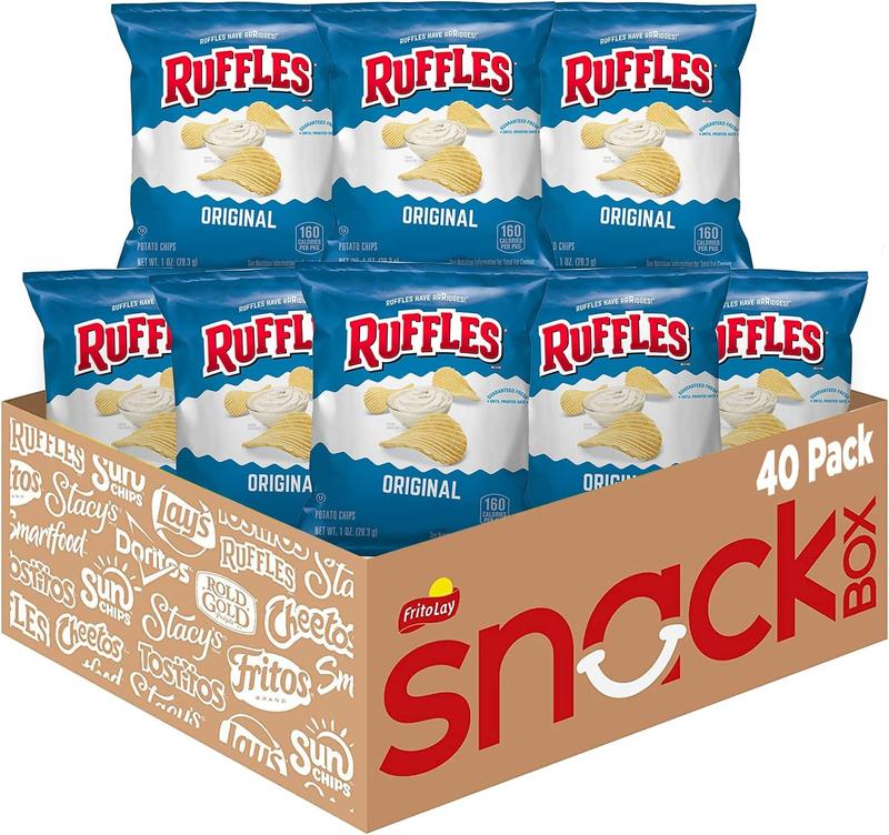 Ruffles Original Potato Chips, 1 Ounce (Pack of 40) - TikTok Shop