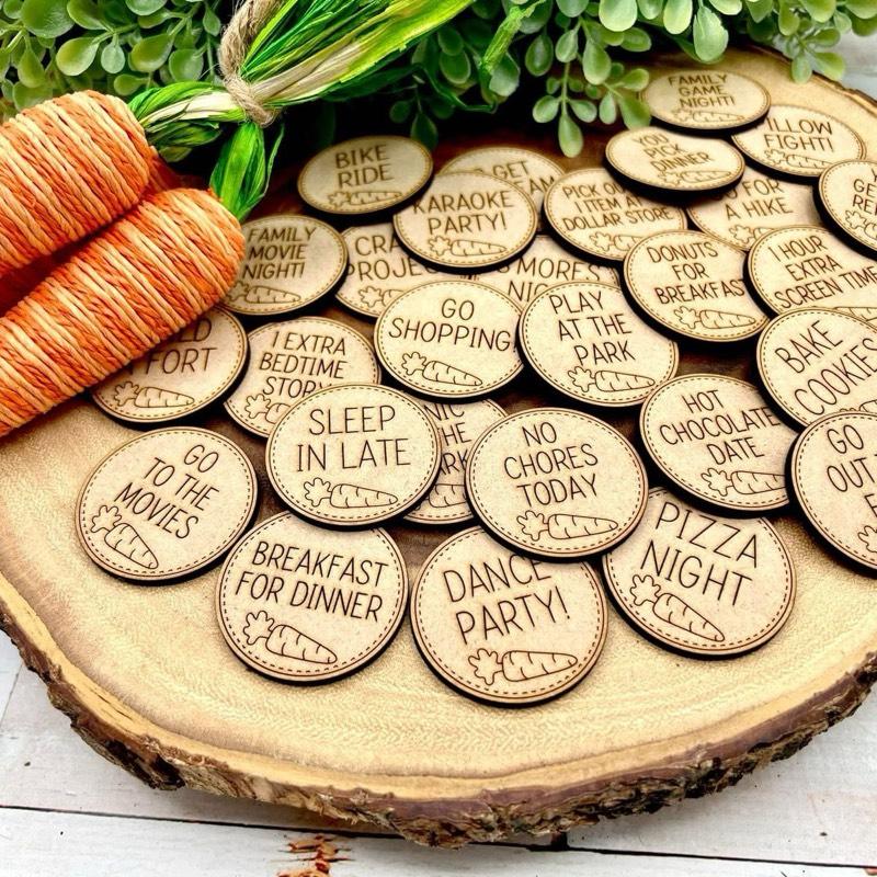 Easter Tokens for Easter Eggs- Easter prize tokens, Easter eggs ...