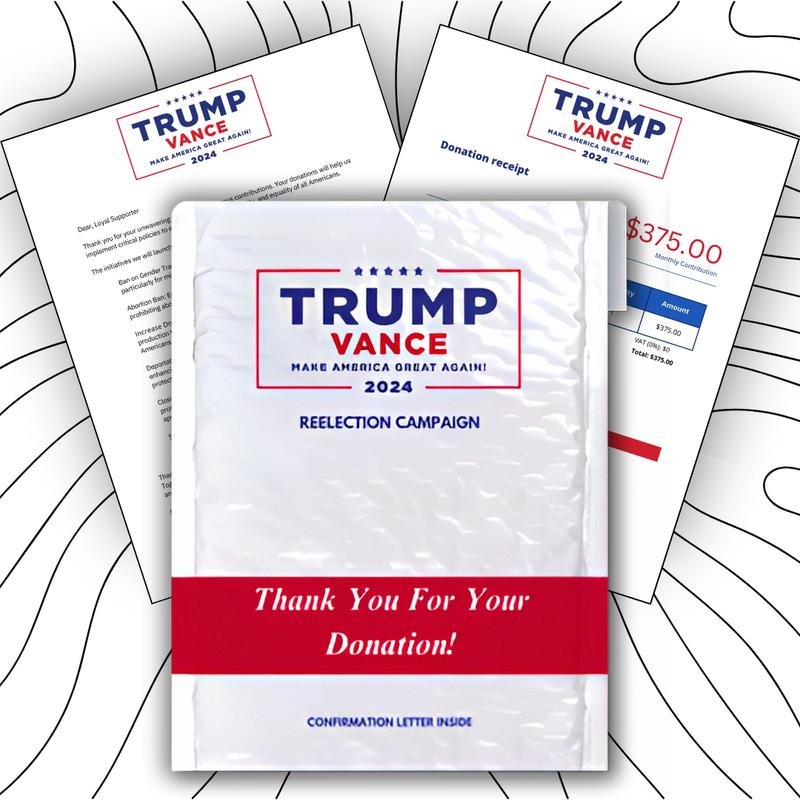 Funny Donald Trump Prank Envelope with False Campaign Donation - TikTok ...