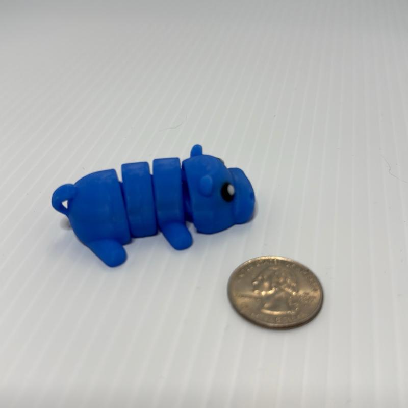 3D printed articulated mini hippo figure - TikTok Shop