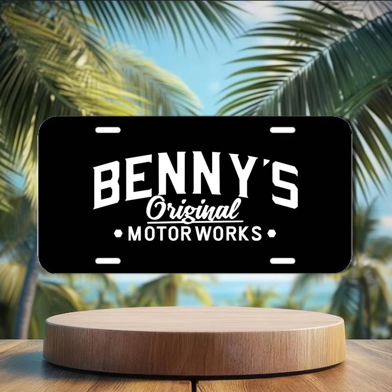 Benny's Original Motorworks Logo Plate Tag - Car Exterior Accessories ...