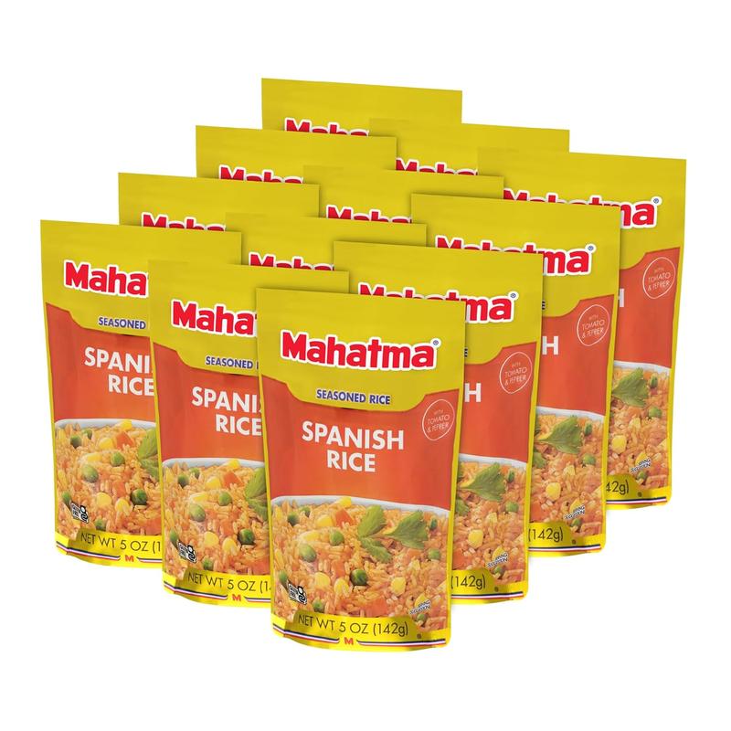Mahatma Spanish Rice Mix, Gluten-Free Long-Grain Rice, Stovetop ...