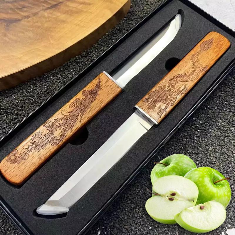 2 in 1 Dragon and Phoenixs Double Blade Kitchen Kinfe Gift Set - TikTok ...