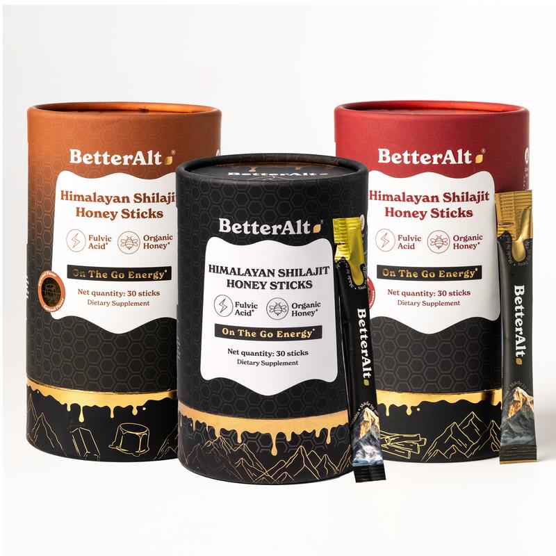 BetterAlt Shilajit Honey Sticks Variety Pack | Caramel, Cinnamon - TikTok Shop