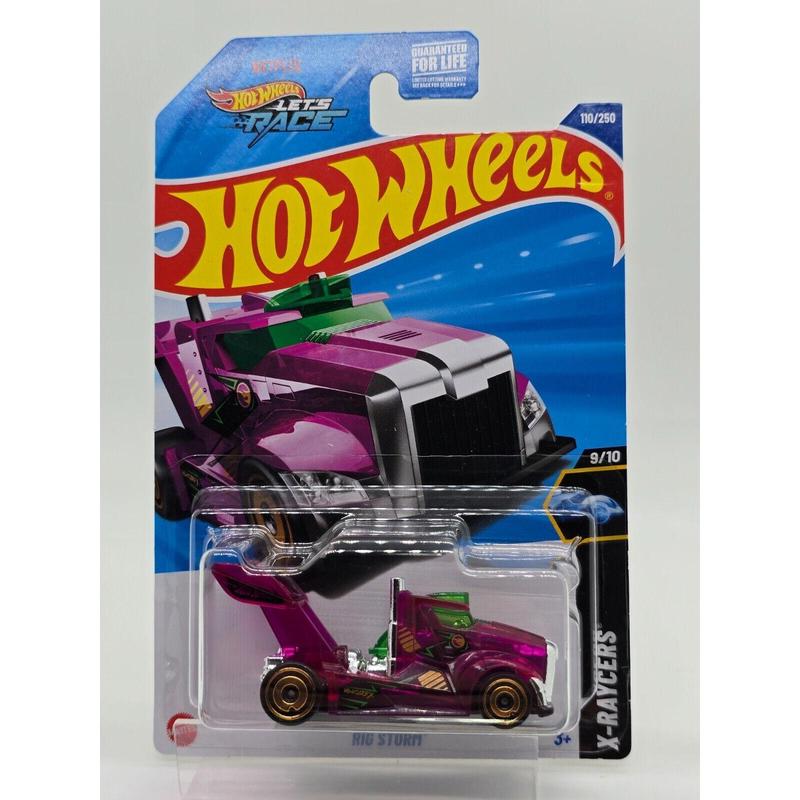 Hot Wheels 2025 Purple Rig Storm RTH Treasure Hunt X Raycers - TikTok Shop