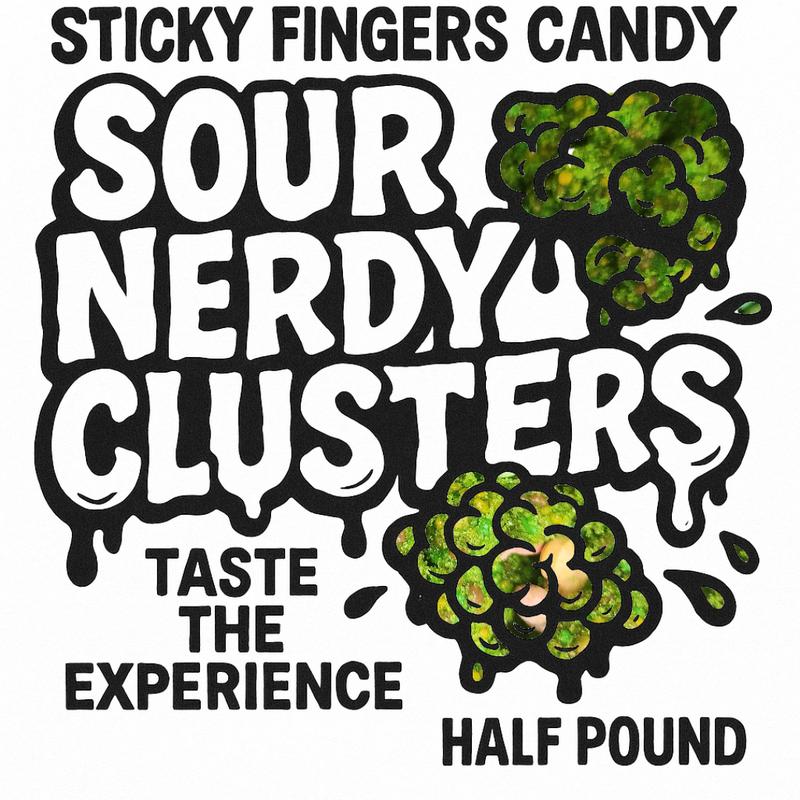 Green Sour Apple Clusters Nerdy - Sour Apple Covered Nerdz Clusters ...