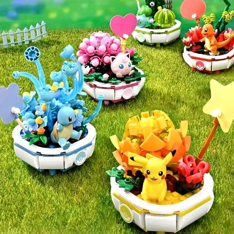Pokemon Figures and Sets Anime Bulbasaur Block desk decoration - TikTok ...