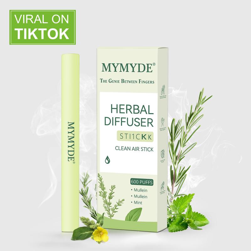 MYMYDE Herbal Diffuser STICKK - Thyme & Mint Extracts for Lung Detox ...