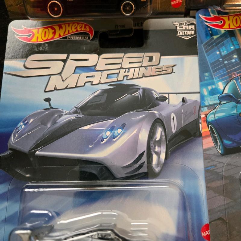 hot wheels premium porche 911 gt3 95 mazda rx7 63 chevy nova pagani ...