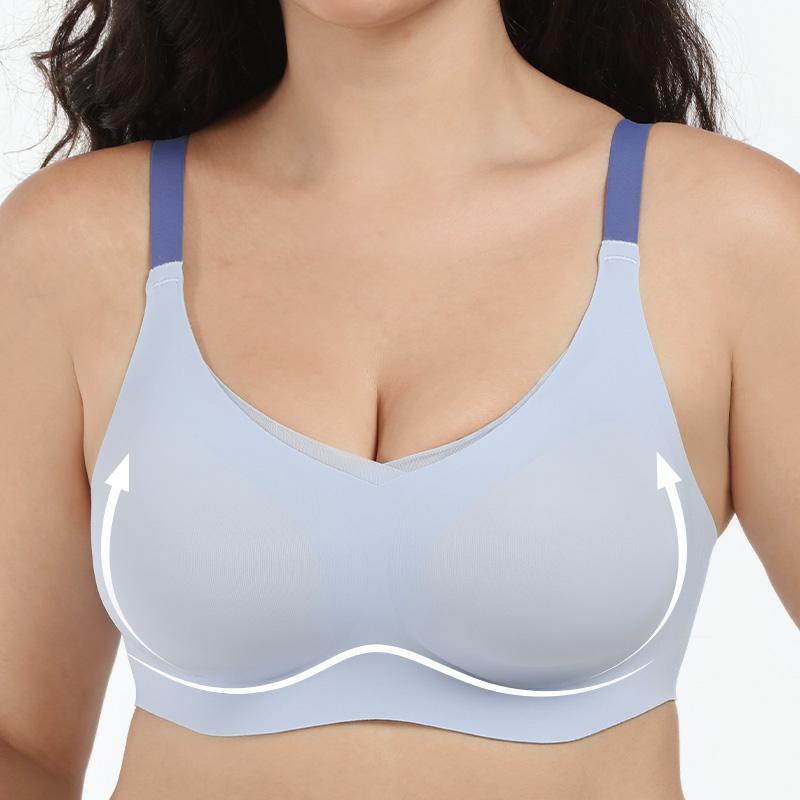 COMFELIE Plus size 4XL Wireless Bra,No Underwire with Suppor - TikTok Shop