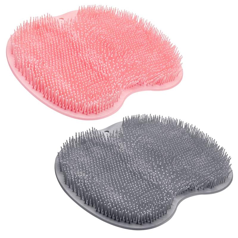 2PACK Shower Foot Scrubber Mat Back Washer Back Exfoliating Bath ...