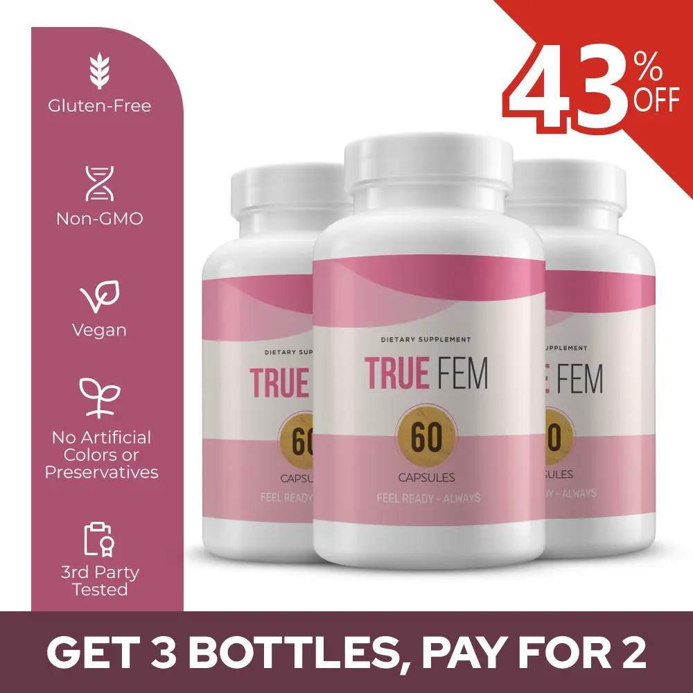 True Fem – 100% Natural – 13-in-1 with Saw Palmetto & Fenugreek ...