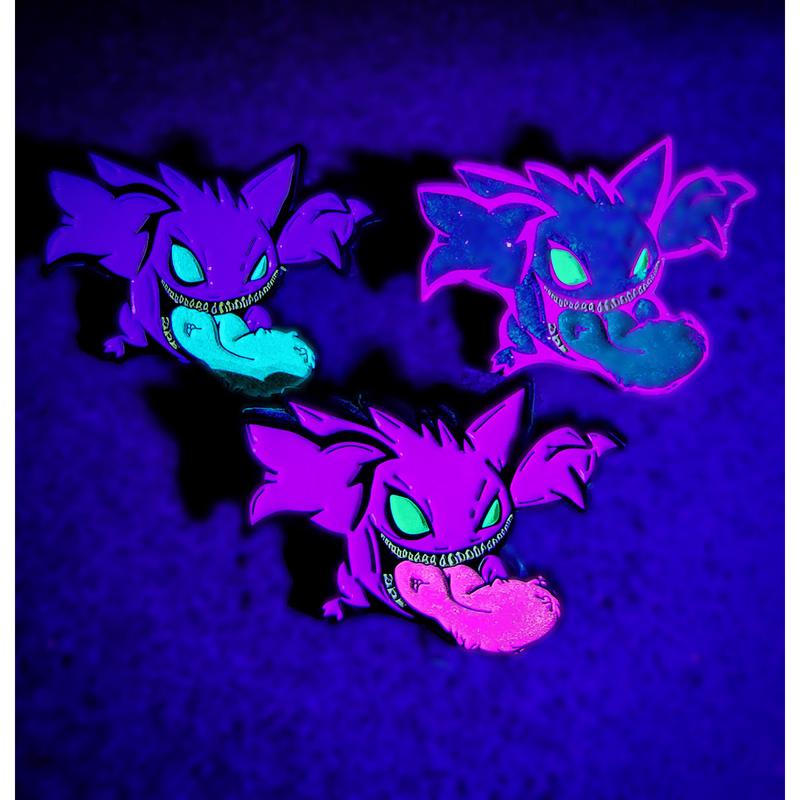 Mischief Gengar Enamel Pin - Unique Design with Colorful Enamel ...