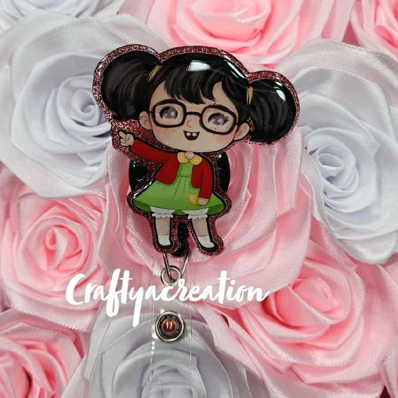 La Chilindrina Badge Reel for Office Identification Badges - Fun Accessory for Work or School ...