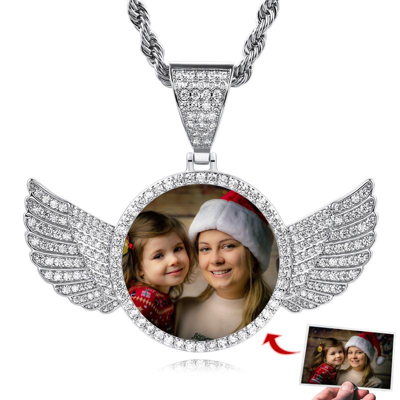 【Memory Gift】Personalized Photo Circle Chain for Men and Women - TikTok ...