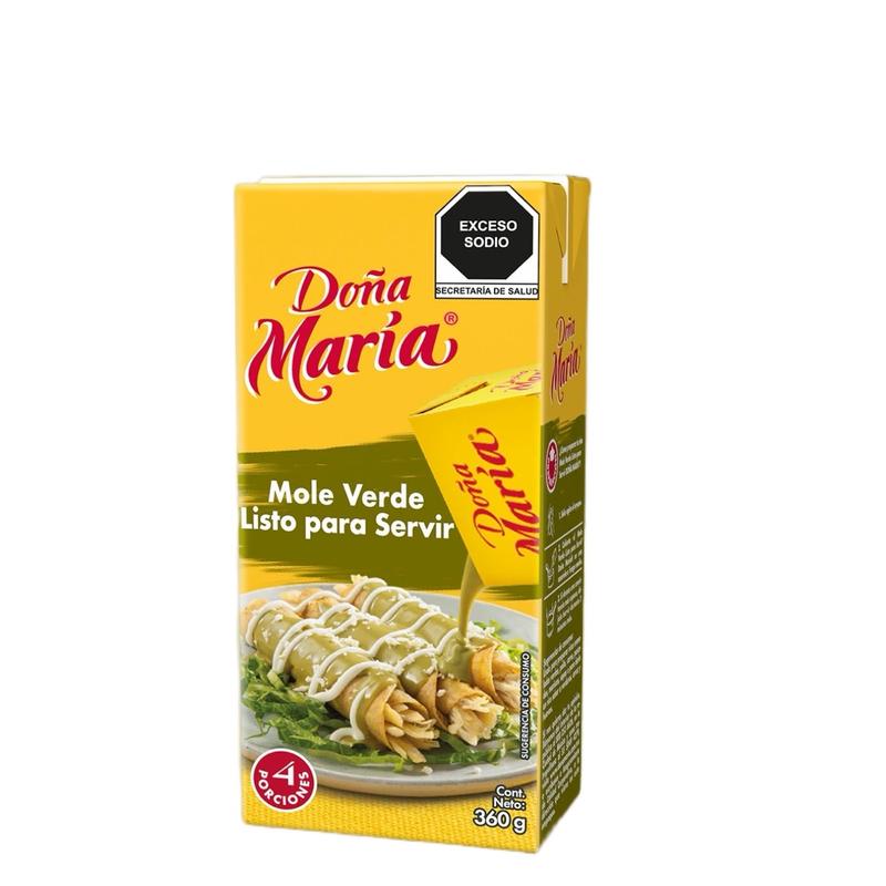 Doña María Mole Verde Listo para Servir - 360g Mexican Sauce - TikTok Shop