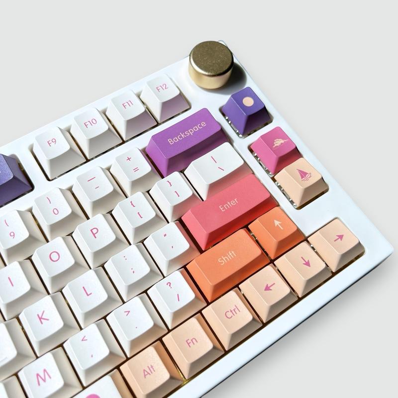 Sunset Keycap Set, Cherry Profile, PBT, Mac Friendly, Cherry - TikTok Shop