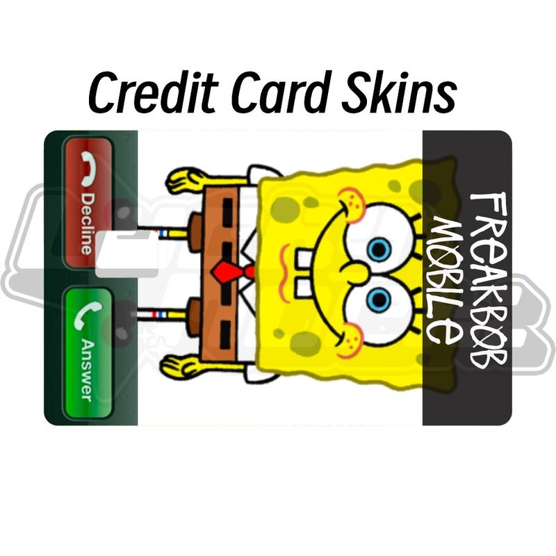 Freakbob credit card skin cover for debit credit - TikTok Shop